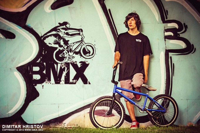 BMX Biker Portrait – Graffiti Art Wall - 54ka [photo blog]