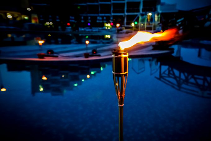 Torch On The Pool - 54ka [photo blog]