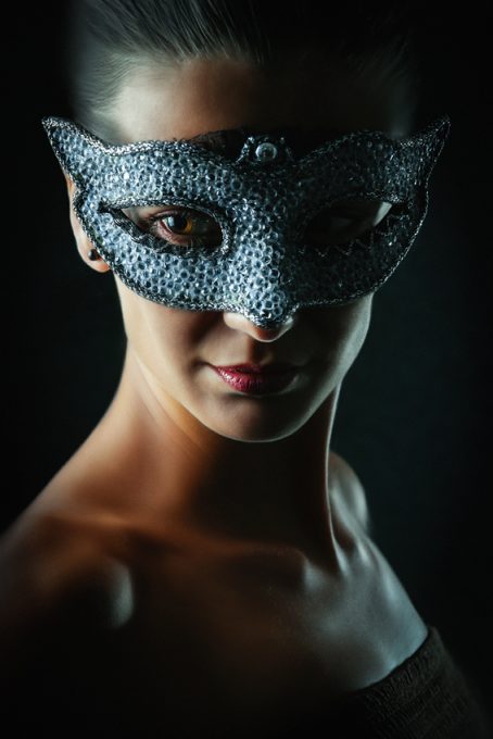Girl with crystal venice eye mask - 54ka [photo blog]